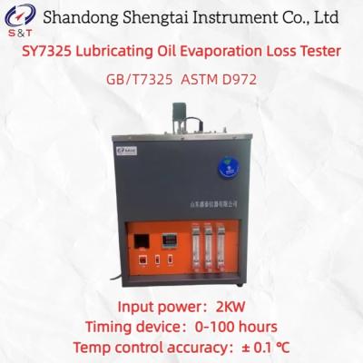 China Lubricating Oil Evaporation Loss Tester RT ～ 260 ℃ timing 0-100h ASTM D972 for sale