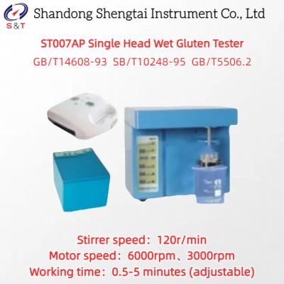 China Single Head Wet Gluten Tester speed 120rpm traffic 50 - 54ml/min GB/T14608-93 for sale
