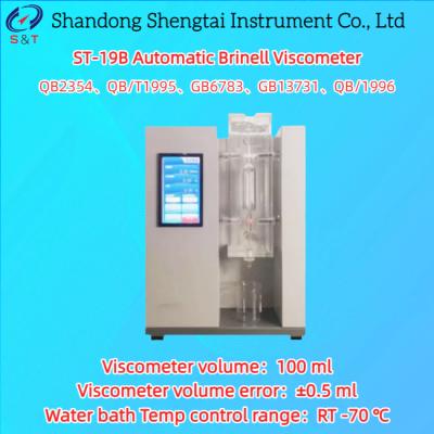 China Automatic Gelatin Brinell Viscometer Bidirectional Test water bath RT -70℃ QB 1996 for sale