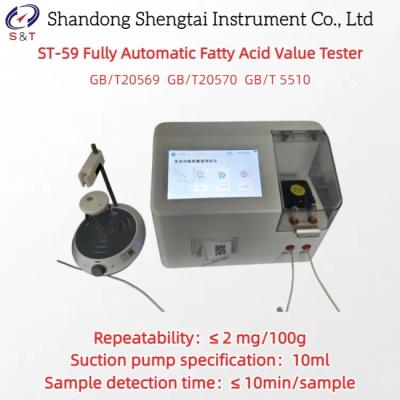 China Fully Automatic Rice Fatty Acid Value Tester Noise ＜60dB Speed 10-250r/Min GB/T20569 for sale