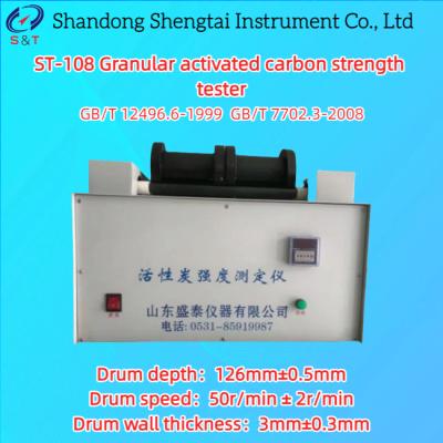 China Granular Activated Carbon Strength Tester Preset Time 5min Solid Steel Balls GB/T 7702.3 for sale