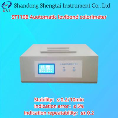 China Automatic LCD Lovibond Colorimeter RGB Method Stability ≤ 0.2/10min ST110B for sale