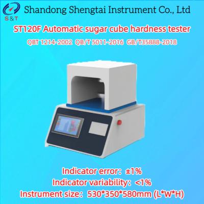 China Automatic Sugar Cube Hardness Tester 0-50MPa Stroke 1~70mm 55KG GB/T 35888 for sale