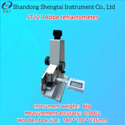 China Monocular Abbe Refractometer ND=1.3000-1.7000 Brix Concentration 0.0002 ST121 for sale