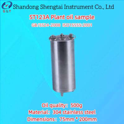 China Stainless Steel Plant Oil Sampler 75* 200mm Oil quality 500g ISO15555:2001 for sale
