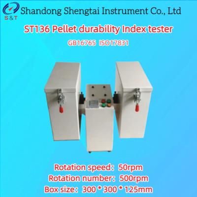China 2 Sample Boxs Feed Pellet Durability Index Tester Speed 50r/Min 120W ISO17831 for sale