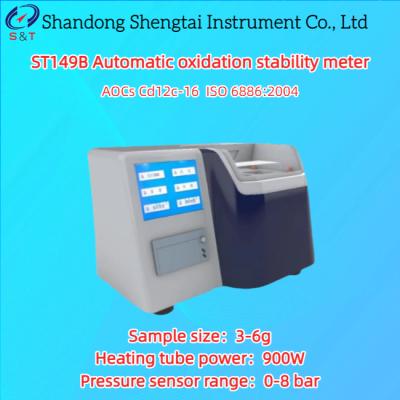 China Automatic Oxidation Stability Meter 3-6g Sample RT-200℃ 7-Inch Screen ISO 6886 for sale