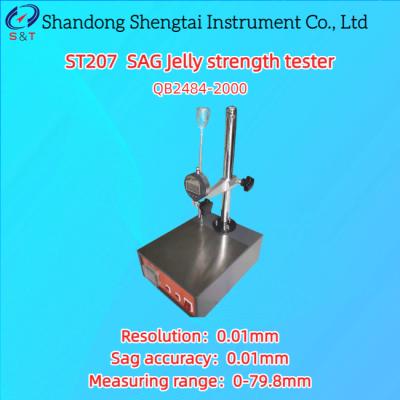 China SAG Jelly Strength Tester Range 0-79.8mm Concave Method Digital Display QB2484-2000 for sale