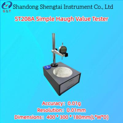 China Simple Haugh Value Tester Range 0-11mm Weighing 0-200g LCD Display ST208A for sale