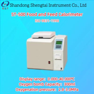 China Automatic Food And Feed Calorimeter Display 0.000-40.000℃ Ignition 5s ISO 9831 for sale