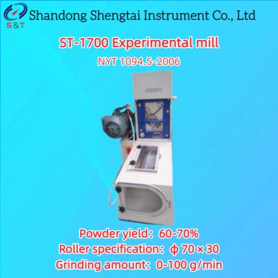 China Experimental Mill 0-100g/Min Powder Yield 60-70% Wheat Milling NYT 1094.5 for sale
