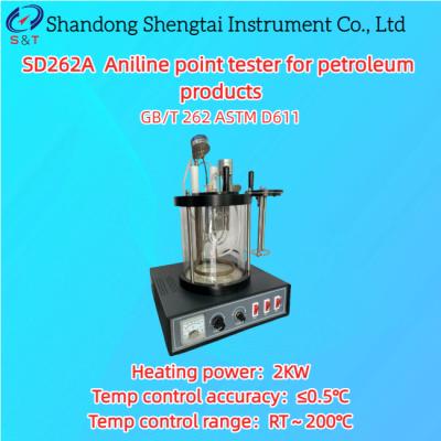 China Aniline Point Tester RT-200℃ Heave Oli Light Oil 12V Lighting ASTM D611 for sale