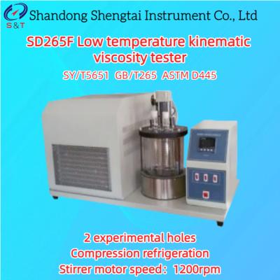 China 2 Holes Low Temp Kinematic Viscosity Tester -40℃ ～ 80℃ Speed 1200rpm ASTM D445 for sale