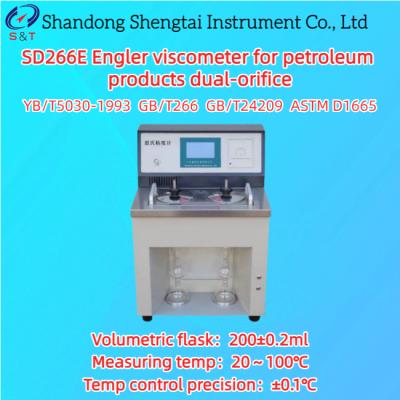 China Viscosímetro Engler de doble orificio, medición de 20～100℃, Olla interior de acero inoxidable ASTM D1665 en venta