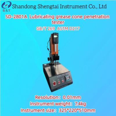 중국 수동 윤활 그리스 콘 관입 시험기 0-700 콘 관입 ASTM D217 판매용