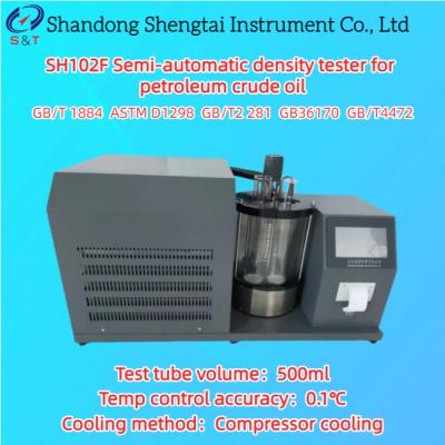 China Libe Oil Semi-Automatic Density Tester 0-100℃ Compressor Cooling ASTM D1298 for sale