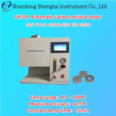 China Automatic Carbon Residue Tester Measure 0.10% - 30.0%M/M Constant Temp 15min ASTM D4530 for sale