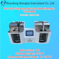 China Fully Automatic Four Hole Kinematic Viscometer RT - 100 ℃ 14L Bath ASTM D445 for sale