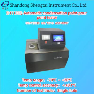 China Single Hole Automatic Condensation Point Pour Point Tester Cold Bath -70℃ ～ RT ASTM D97 for sale