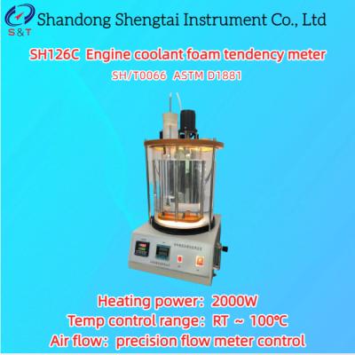 China Engine Coolant Foam Tendency Meter RT ～ 100℃ Automatic Timing ASTM D1881 for sale