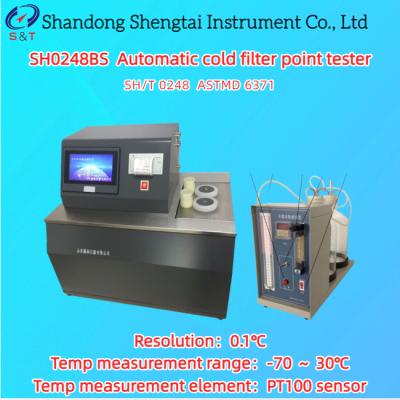 China Automatic Cold Filter Point Tester -70 ～ 30℃ PT100 Sensor Air Cooling ASTMD 6371 for sale