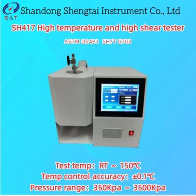China High Temperature And High Shear Tester RT ～ 150℃ Sample 7mL LCD Screen ASTM D5481 for sale