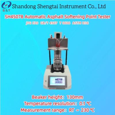 China 2 Holes Automatic Asphalt Softening Point Tester RT ～ 230 ℃ Global Method ASTM D36 for sale