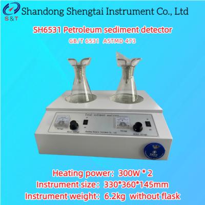 China Petroleum Sediment Detector Heating 300W * 2 Extraction Method Dual Type ASTM D473 for sale
