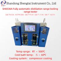 China Fully Automatic Distillation Range Boiling Range Tester RT ～ 500℃ Compressor Cooling ASTM D86 for sale