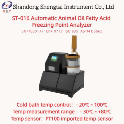 China Automatic Animal Oil Fatty Acid Freezing Point Analyzer - 30℃～+80℃ PT100 Sensor ASTM D5665 for sale