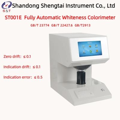 China Starch Fully Automatic Whiteness Colorimeter CIE 1964 Supplementary Color System ST001E for sale