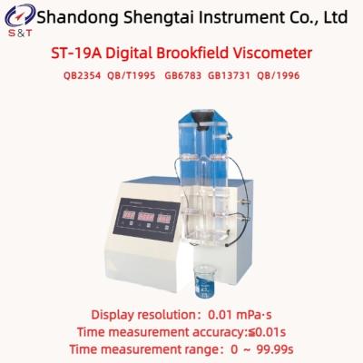 China Digital Brookfield Viscometer Measure 0 ～ 9.99mPa.S Agar Protein Powder ST-19A for sale