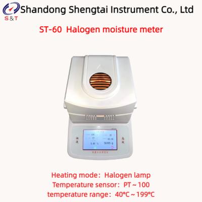 China Halogen Moisture Meter Moisture Range 0.00% ～ 100% Oven Drying Mode ST-60 for sale