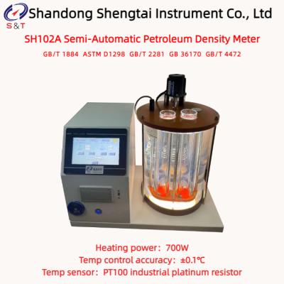 China Dual Holes Semi-Automatic Crude Oil Density Meter PT100 Sensor RT ～80℃ ASTM D1298 for sale