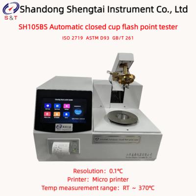 China Crude Oil Automatic Closed Cup Flash Point Tester RT ～ 370℃ Electronic Ignition ASTM D93 for sale