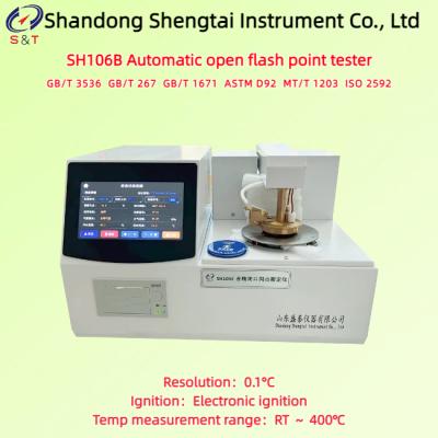 China ASTM D92 Hydraulic Oil Cleveland Open Cup Flash Point Tester Electronic Ignition for sale