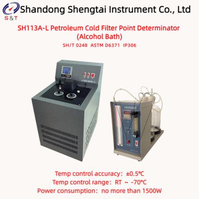China ASTM D6371 Diesel Oil Cold Filter Point Determinator Measure RT ～ -55°C Alcohol Bath for sale