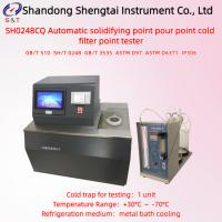 China Automatic Solidifying Point Pour Point Cold Filter Point Tester +30°C ～ -70°C ASTM D97 for sale