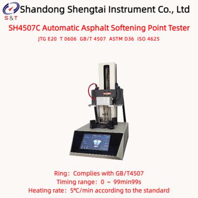 China Automatic Softening Point Analyzer For Coal Tar Pitch RT ～ 200℃ Ring And Ball Mode ASTM D36 for sale