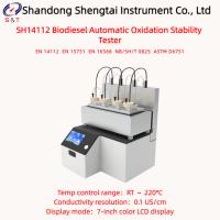 China Biodiesel Automatic Oxidation Stability Analyzer Sample 3g RT ～ 220°C ASTM D6751 for sale
