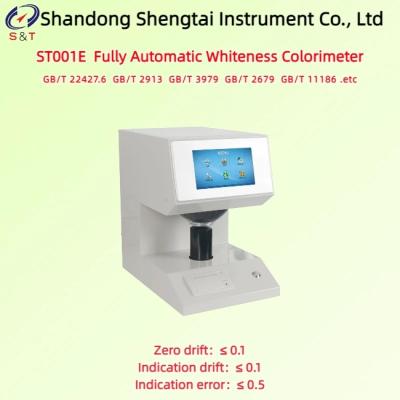 China Fully Automatic Whiteness Colorimeter Color Coordinate 0.0001 7-Inch LCD Digital Display ASTM E313 for sale