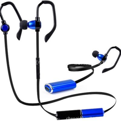 China mobile phone multifunction handsfree earhook wireless ear hanging type sport running custom earphones bulk for sale