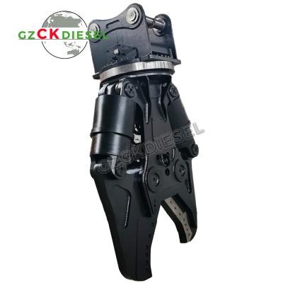 China Hydraulic Shear Scrap Car Dismantling Cutting Machine Scissors Excavator Attachment for sale