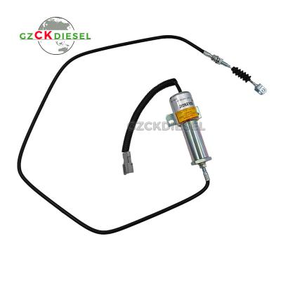 China Fuel Stop Solenoid 24V R210 Switch 11E1-60100-24 for Hyundai Excavator for sale