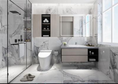 China ODM 750x1500 Full Body Grey Ceramic Porcelain Floor Tiles Kitchen For Bathroom for sale