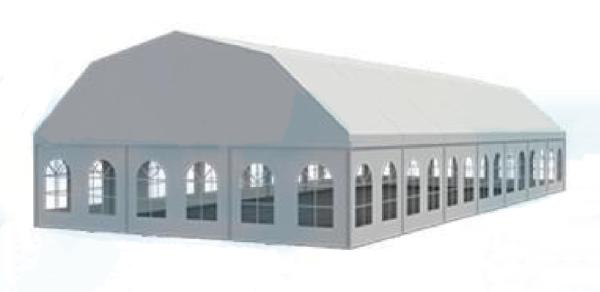 Quality Large Heat Arched Polygon Tent Heavy Duty For Warehouse Storage ODM for sale