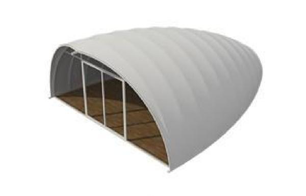 Quality PVC Shell Shape Outdoor Waterproof Tent For Party Glamping Camping 5x8m for sale