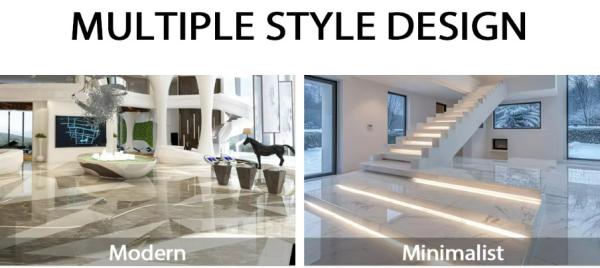 Quality Wall Floor Vitrified Glazed Marble Tile Slabs Honed Flamed OBM for sale