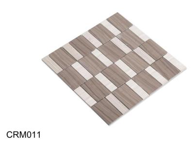 China Waterjet Glazed Marble Tile Villa Project Splash Back Tiles Kitchen Customized for sale