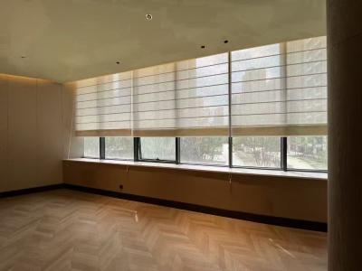 China Window Polyester Roller Blackout Sunscreen Curtain Filtering Roll Up Blind Shades for sale